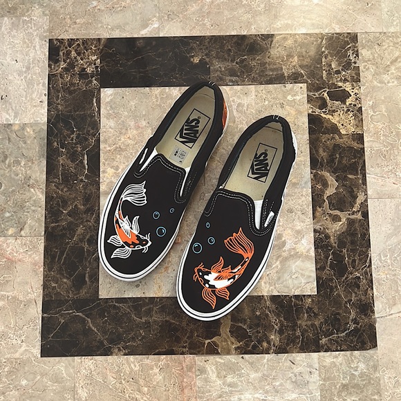 Vans | Shoes | Laser Printer Vans With Graphic Of Koi Fish With ...
